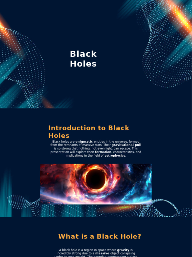Black Holes | PDF