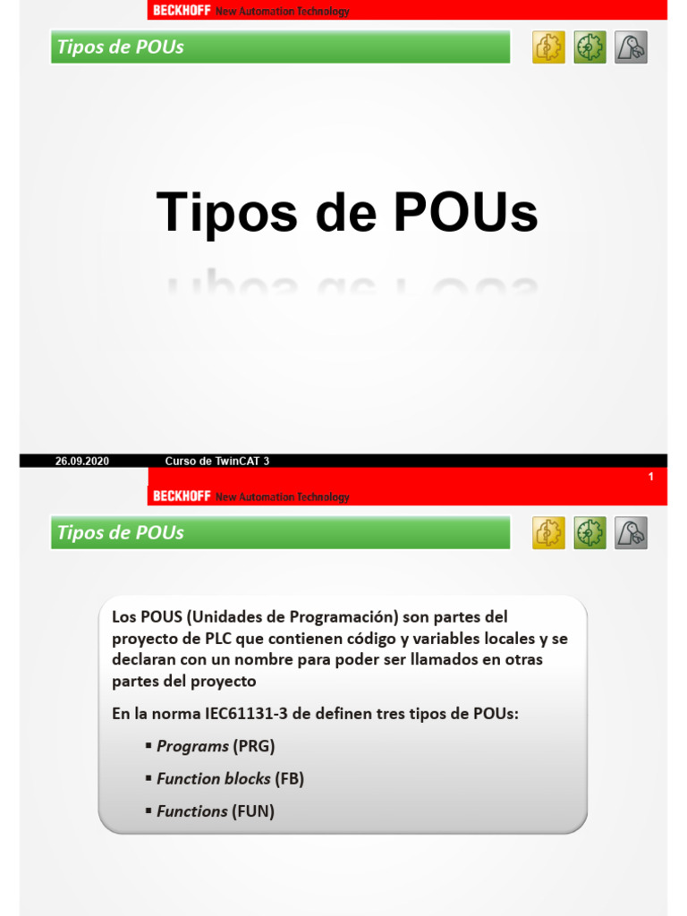 06 Tipos POUS | PDF | Variable (informática) | Desarrollo de software