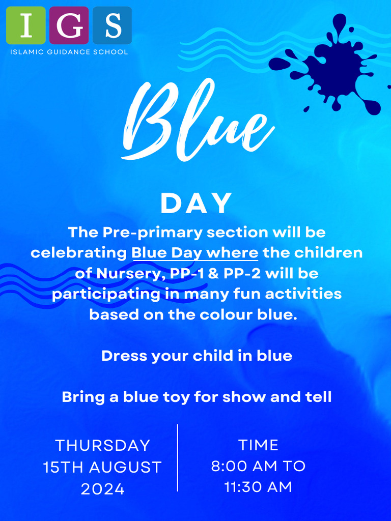 Blue Minimalist World Oceans Day Poster | PDF