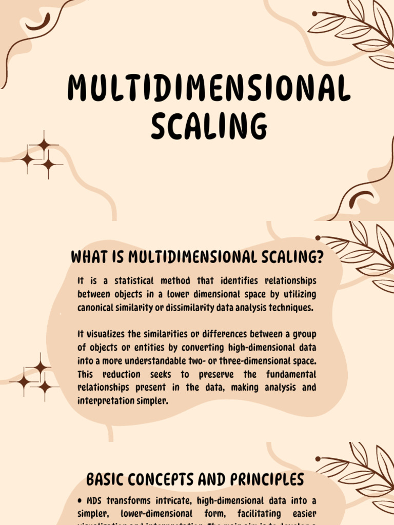 Multidimensional Scaling | PDF | Applied Mathematics