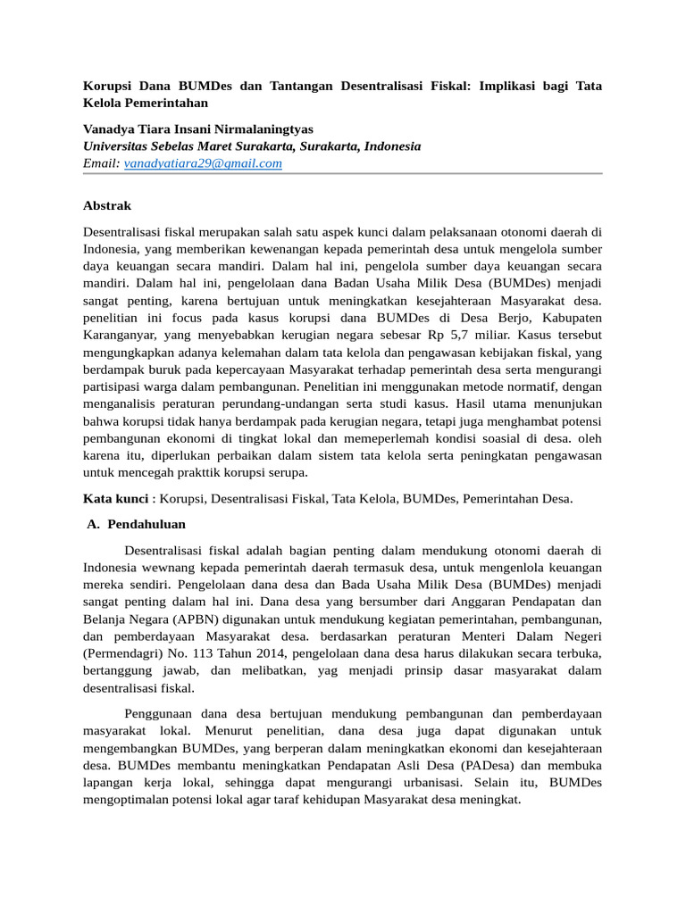 Vanadya Tiara Insani N - S362408035 - UTS Paper OTDA | PDF