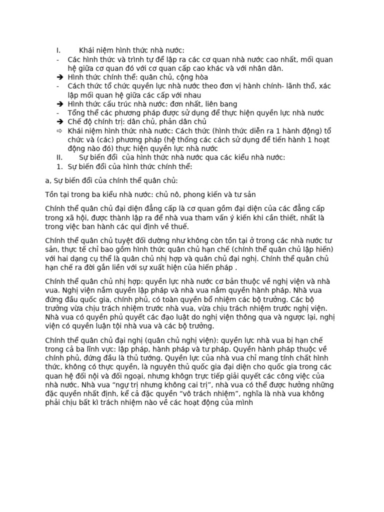 Hình TH C Nhà Nư C | PDF