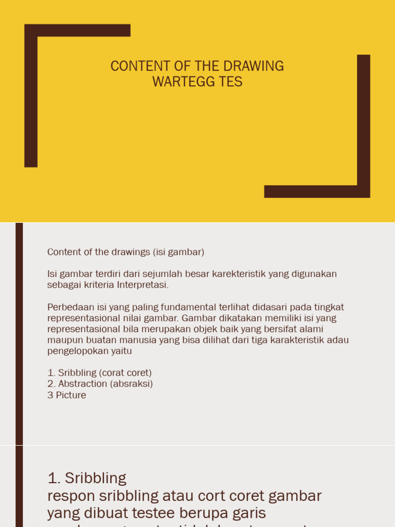 Analisis Isi Gambar Tes Wartegg | PDF