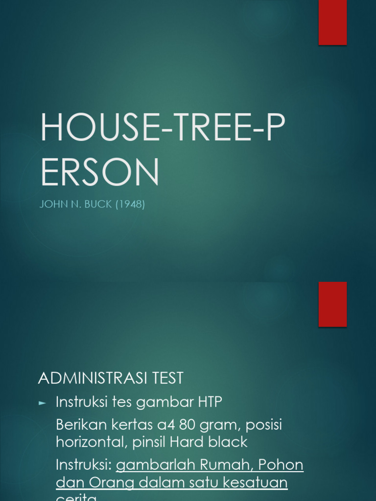 Panduan Tes House-Tree-Person | PDF