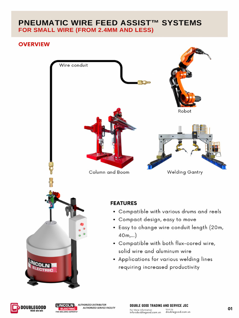 Small Wire Feed Assist Systems Brochure | PDF