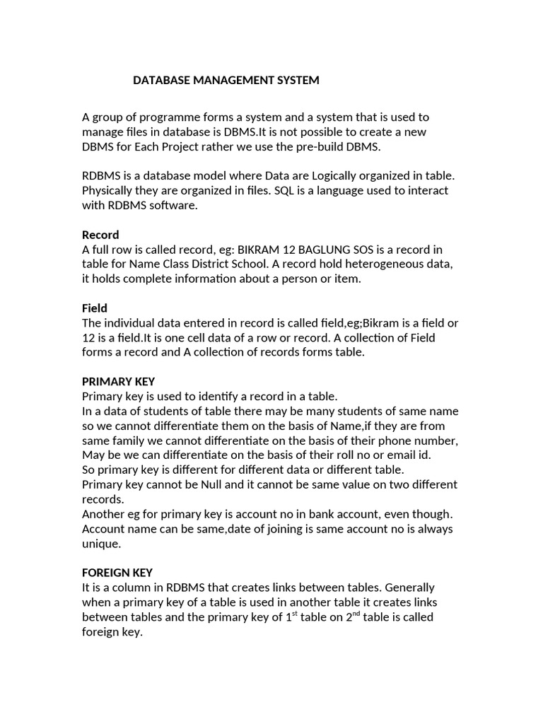 Understanding Database Management Systems | PDF | Integer (Computer ...