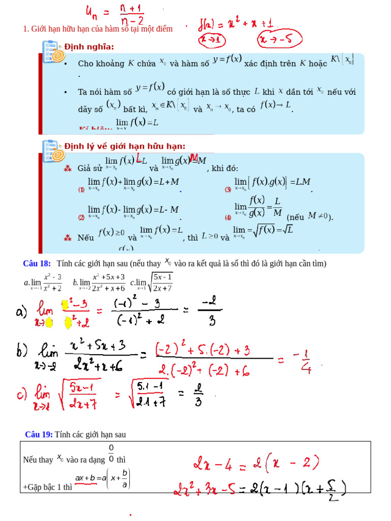 C3 - Gioi Han Ham So | PDF