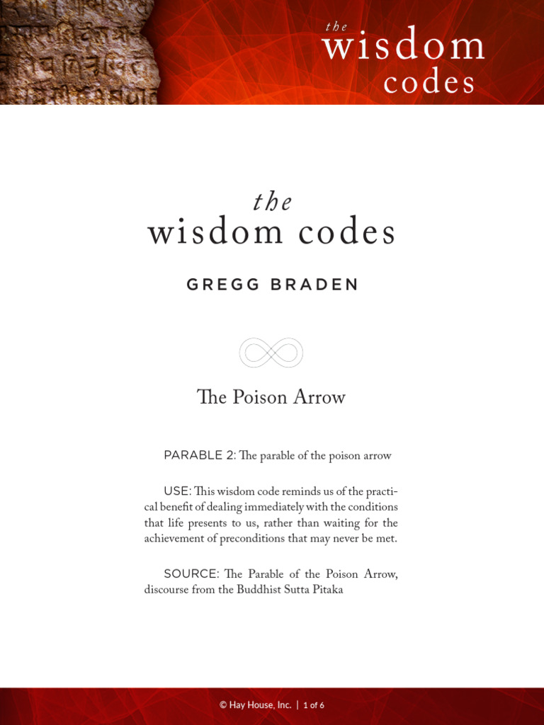 Wisdom Codes-The Poison Arrow Parable | PDF | Sutra