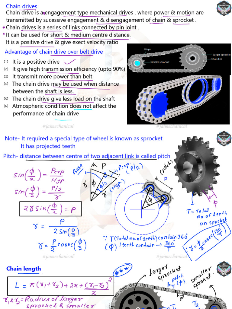 LECT-11 CHAIN DRIVE - 55096328 - 2025 - 03 - 03 - 13 - 13-Invert | PDF