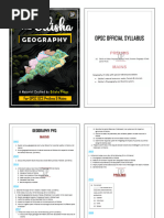 Odisha Geography Material by Odisha Preps (OP) | PDF | Valley | Floodplain