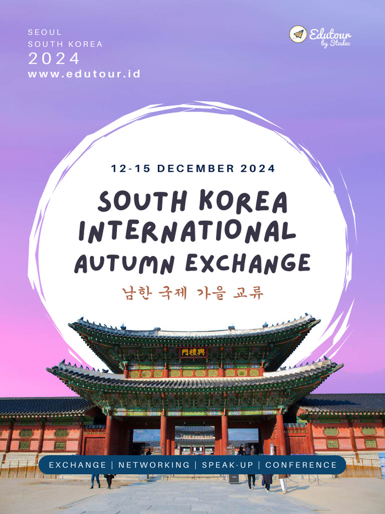 South Korea Autumn Exchange 2024 | PDF | Sustainability | Innovation