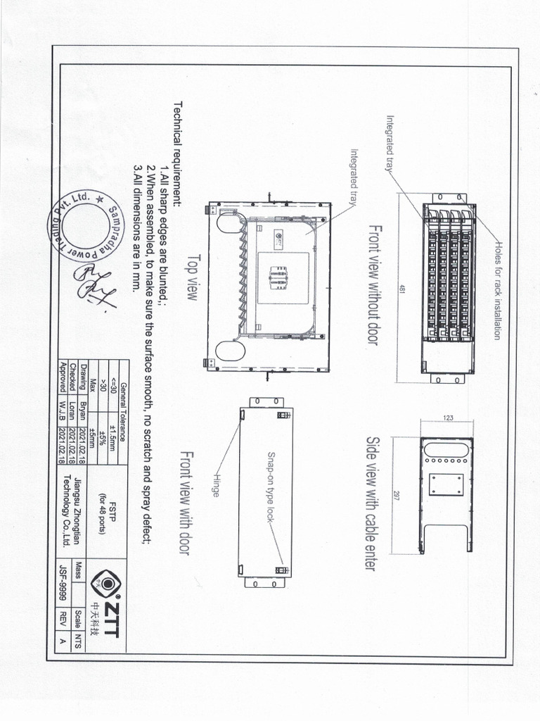 Confirmation of Drawing and GTP Opgw27122023 | PDF