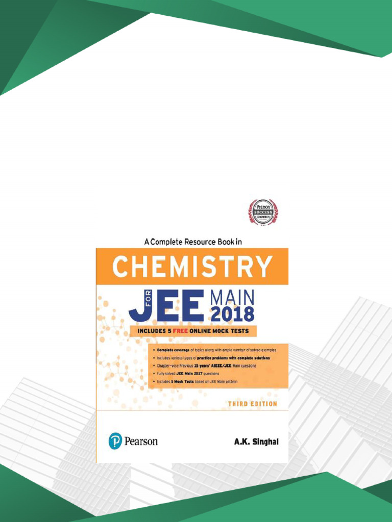 (Ebook) A Complete Resource Book in Chemistry For JEE Main 2018 by A.K. Singhal ISBN ...