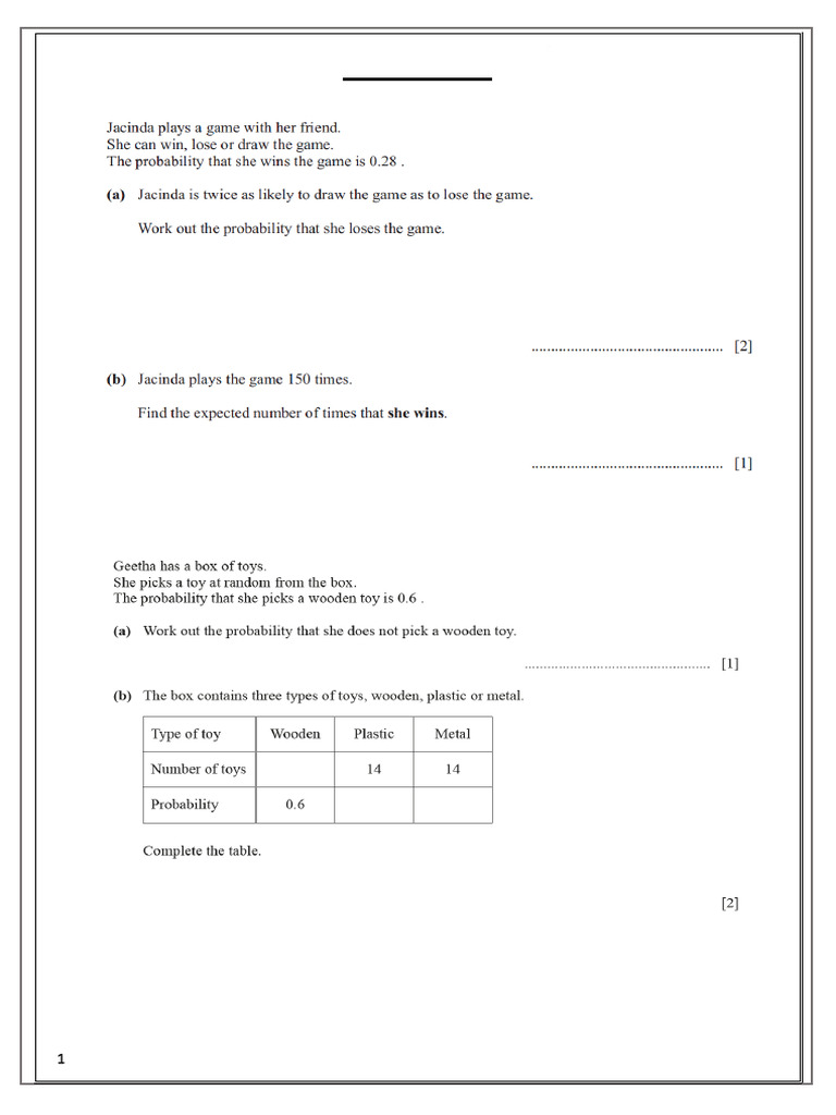 Probability P2 Jai Classes | PDF