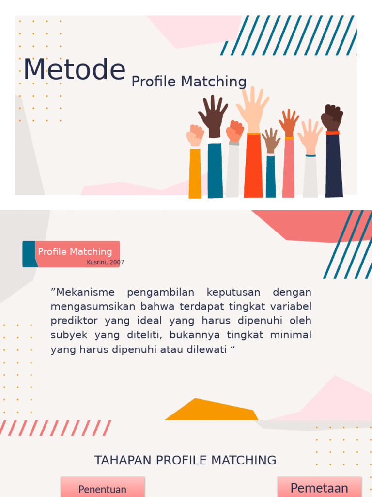 Metode Profile Matching | PDF