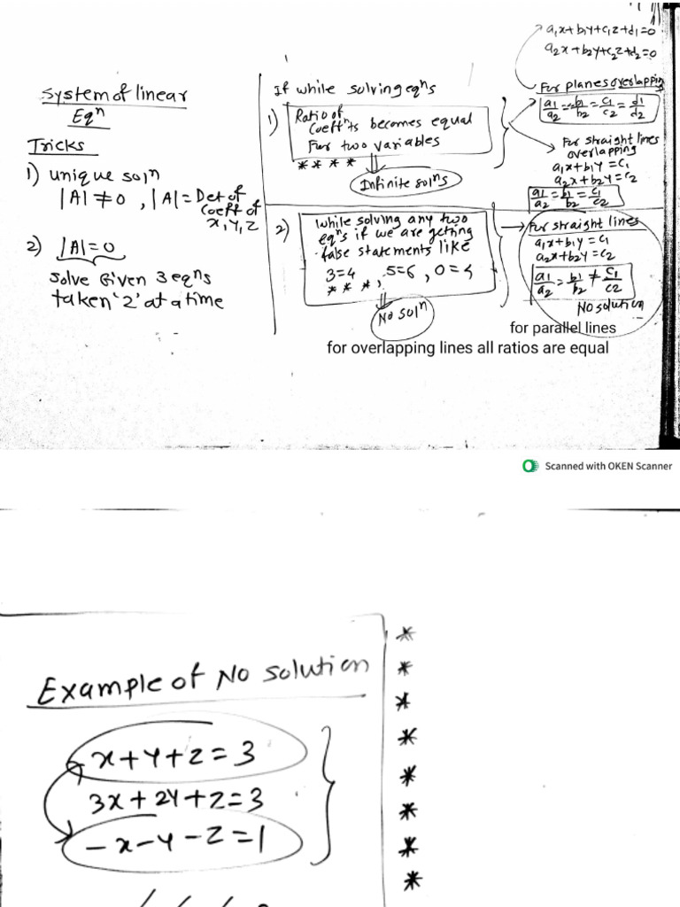 All Tricks of System of Linear Equations Combined in Simple Manner | PDF