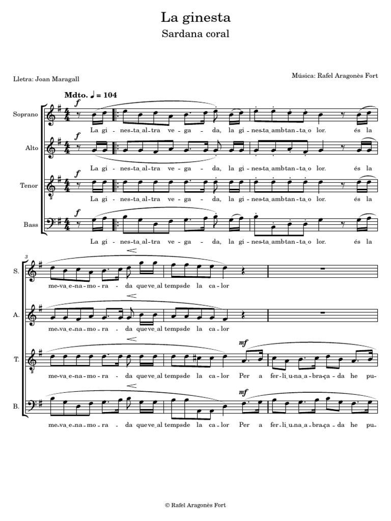 La Ginesta - Rafel Aragonès Fort | PDF