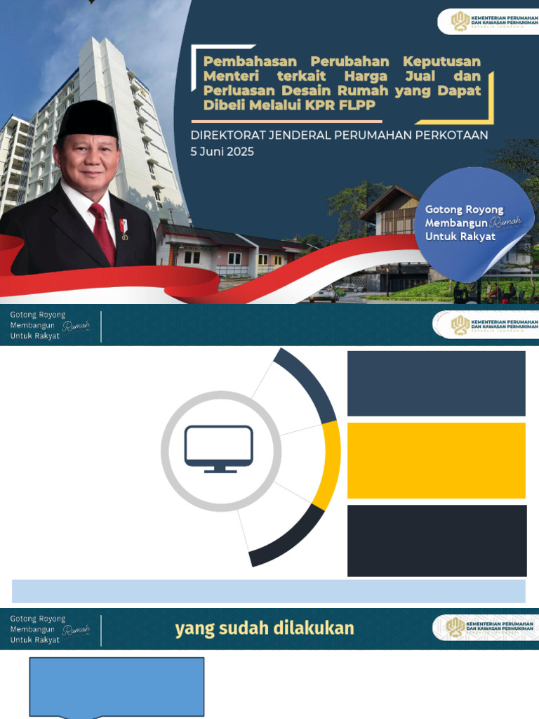 Pembahasan Perubahan Keputusan Menteri Terkait Harga Jual Dan Perluasan Desain Rumah Yang Dapat ...