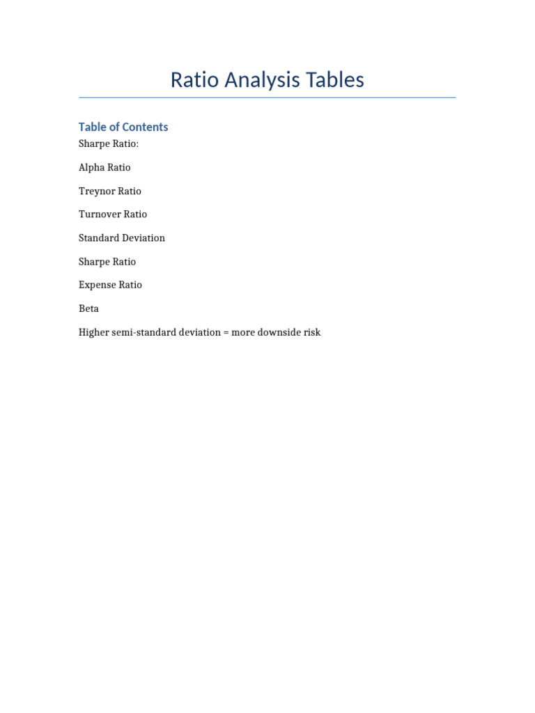 Key Financial Ratios Explained | PDF