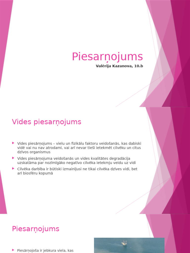 Piesarņojums - V.kazanova, 10.b | PDF