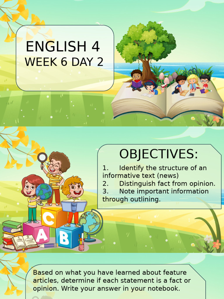q4 English 4 Week 6 Day 2 | PDF | News | Human Communication