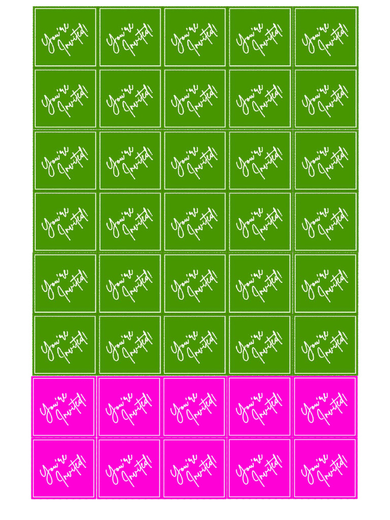 Youre Invited Sticker | PDF