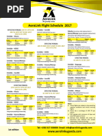 Weekly Flight Schedule for UNHAS DRC | PDF | Aviation