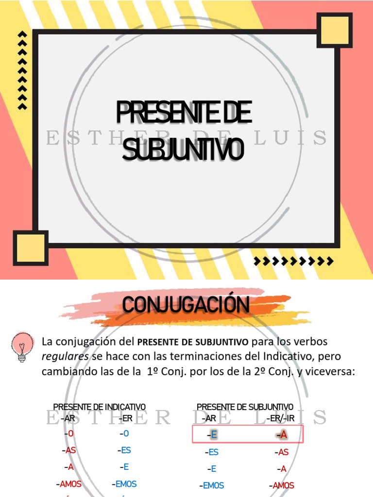 Subjuntivo Usos Básicos | PDF | Verbo | Adverbio