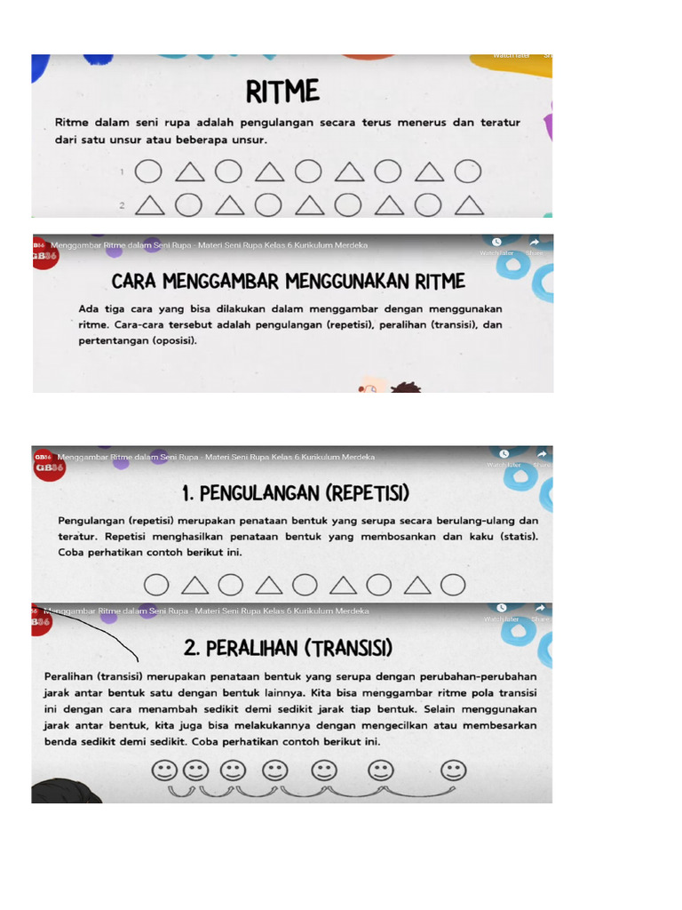 Materi Seni Rupa Ritme | PDF