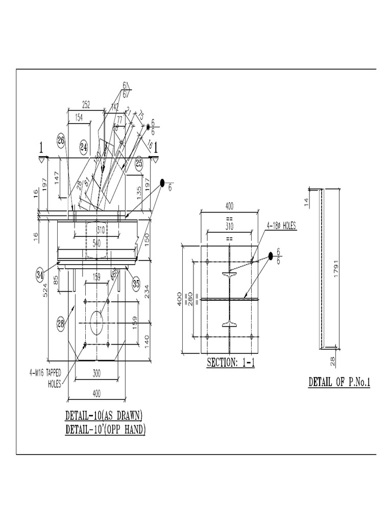 Bc-4 Trestle With Welding Details | PDF