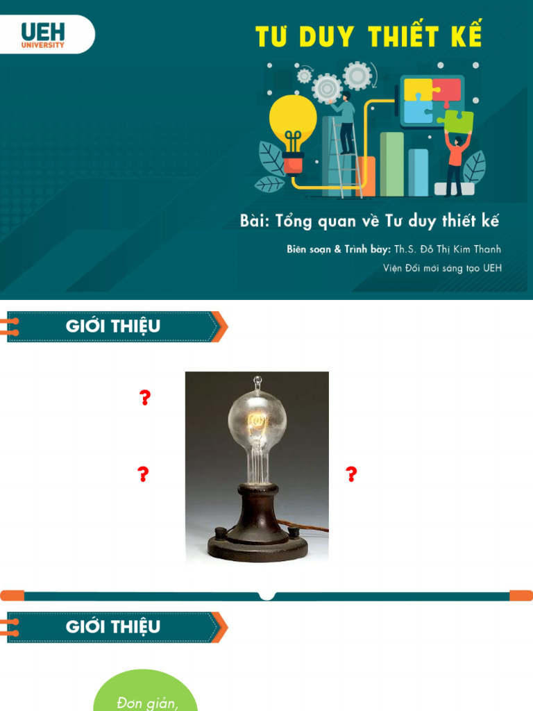 Slide 1 - Design Thinking Intro | PDF