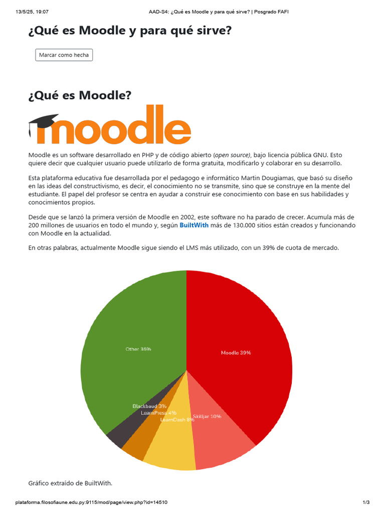 4-Qué es Moodle y para qué sirve | PDF | Moodle | Enseñando