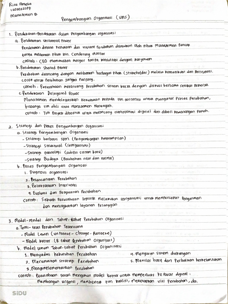 UAS PO Risa Amelia 1202022107 | PDF