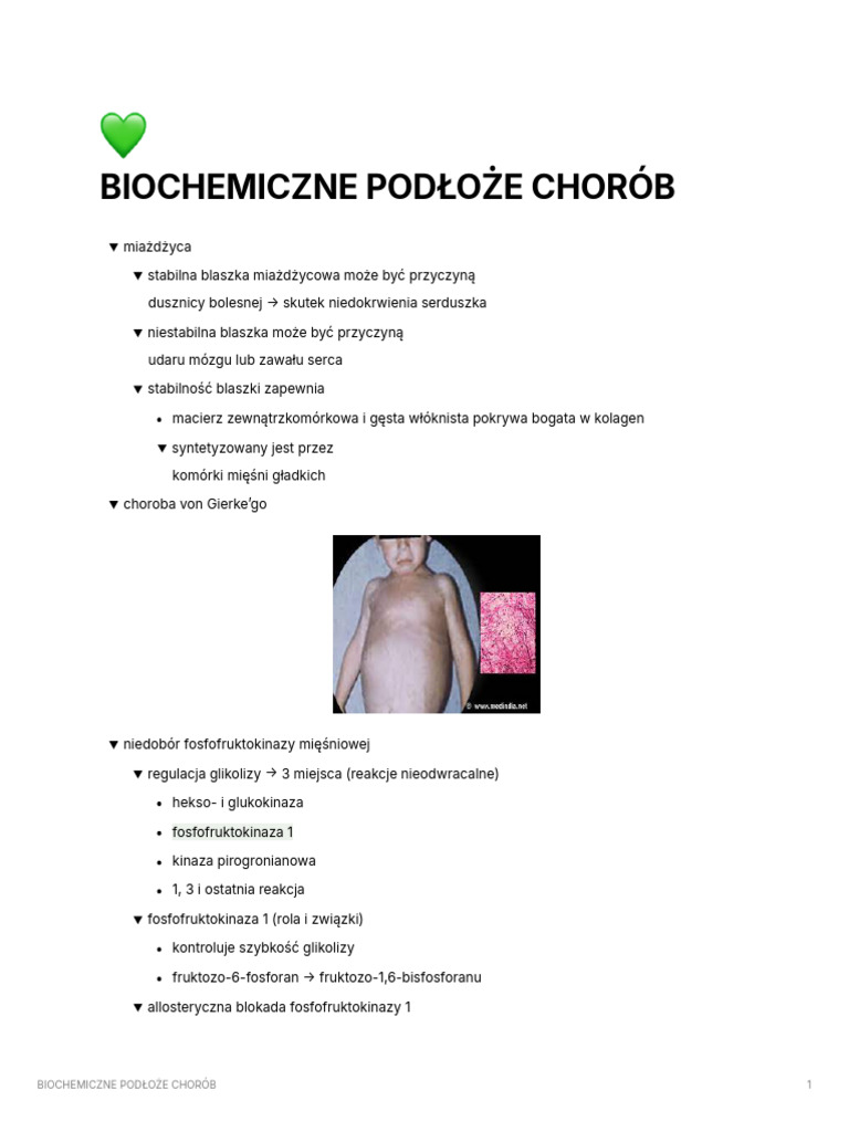 Biochemiczne Podoe Chorb | PDF