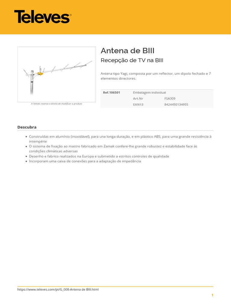 Antena BIII | PDF