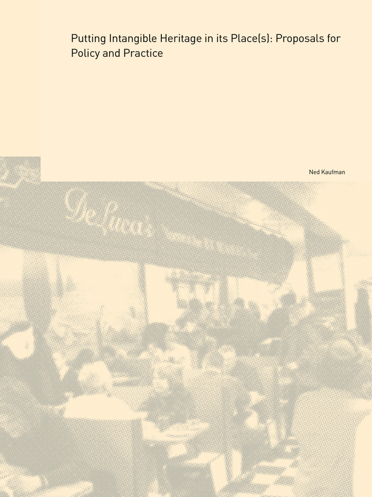Putting Intangible Heritage in Its Place | PDF | Tango | Cultural Heritage