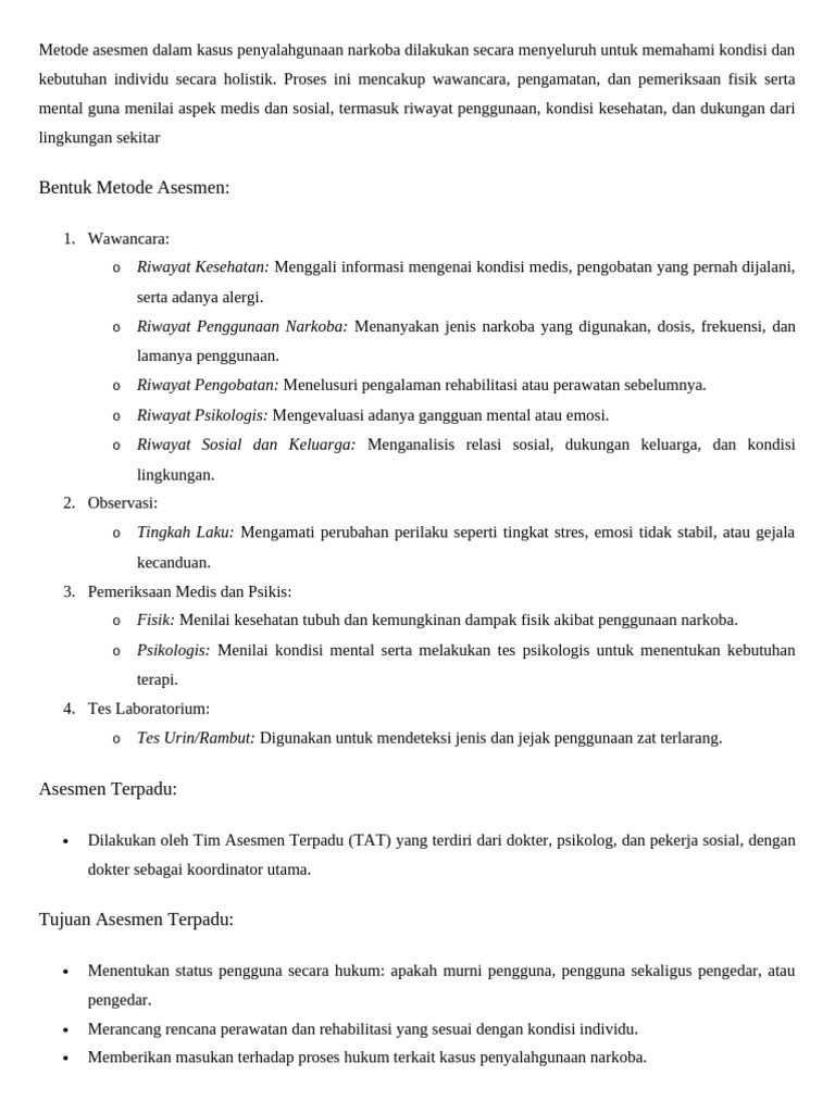 Metode Asesmen | PDF