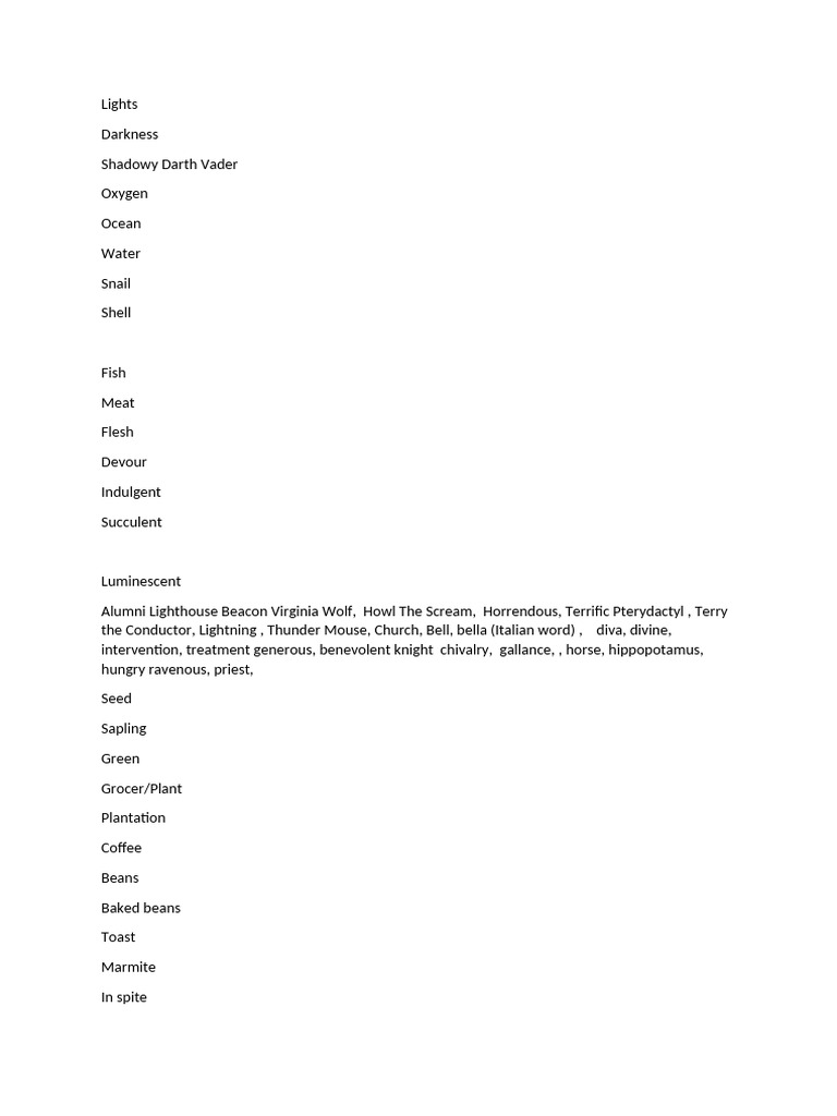 Random World Association String | PDF