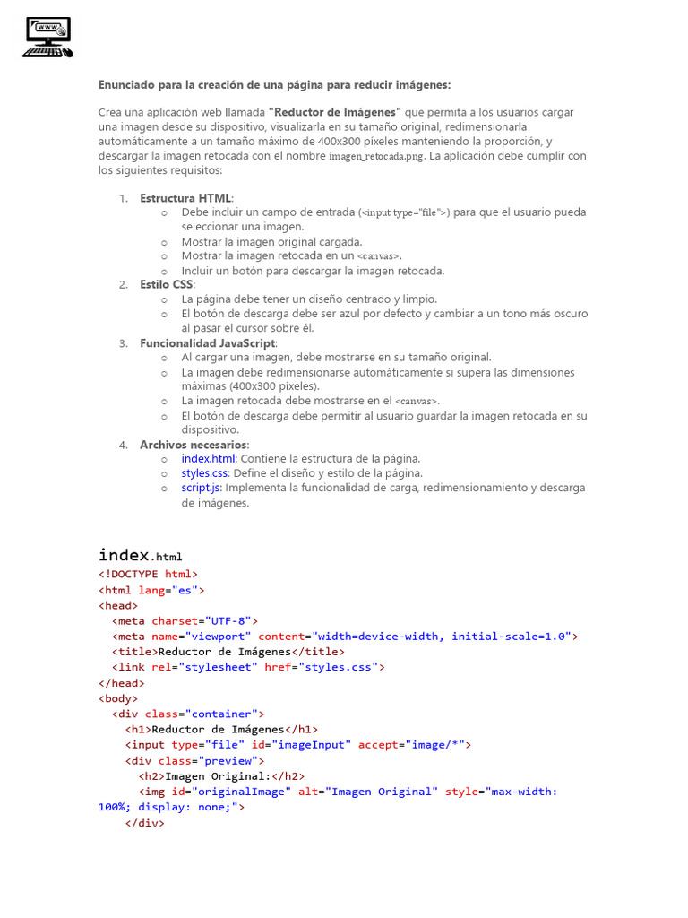 Ejercicio Retocar Imagen Beta | PDF | Script Java | Red mundial