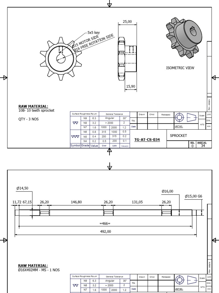 Chain Conveyor Design Specifications | PDF