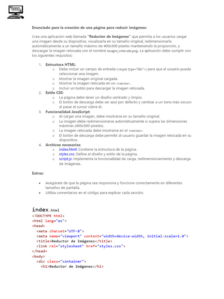 Ejercicio Retocar Imagen Alfa | PDF | Script Java | Servidor web