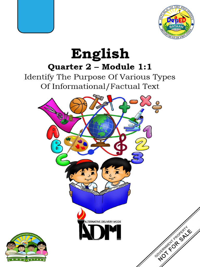 English6 q2 Mod1.1 Identifying The Purpose of Various Types of ...