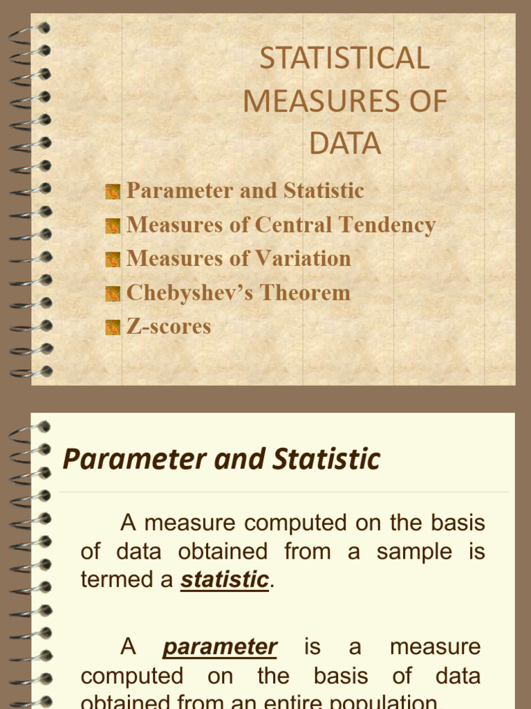 Statistical Measures: Central Tendency & Variation | PDF | Statistic ...