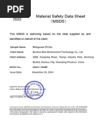 MSDS for Compressed Hydrogen Gas | PDF | Hydrogen | Gases