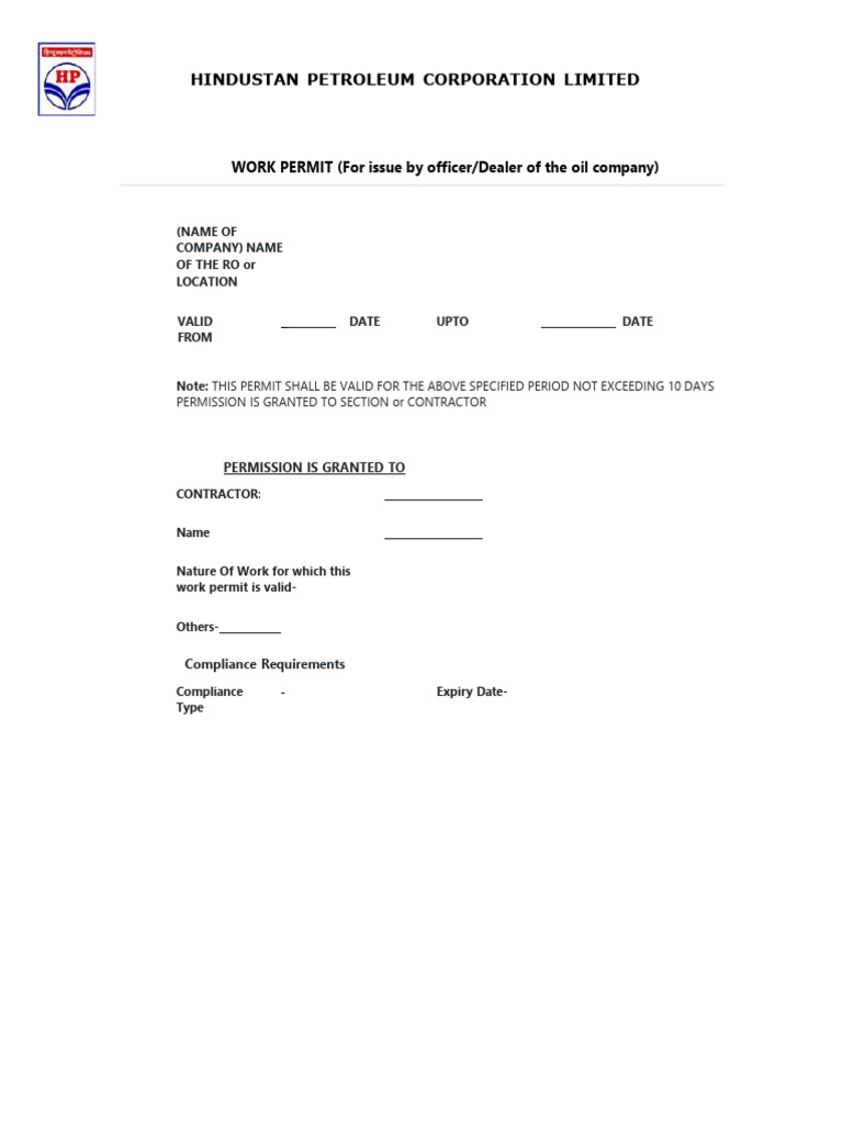 Retail Work Permit - 093352 | PDF | Occupational Safety And Health | Safety