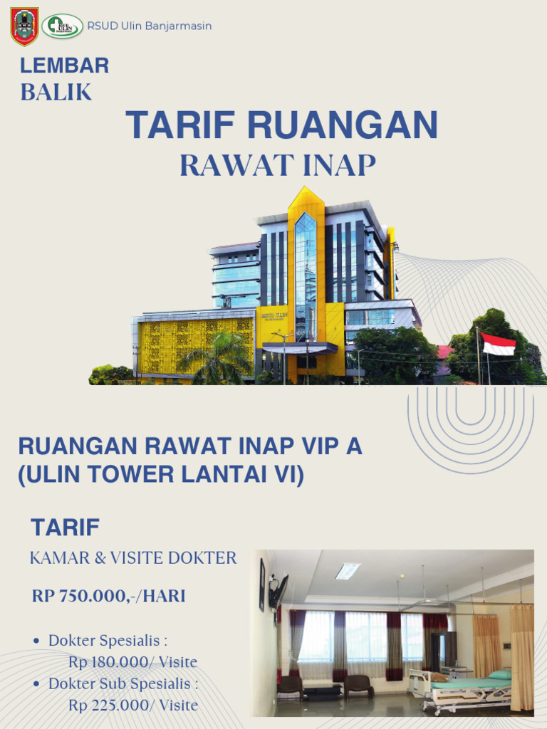 Tarif Ruangan Rawat Inap Rsud Ulin Banjarmasin | PDF