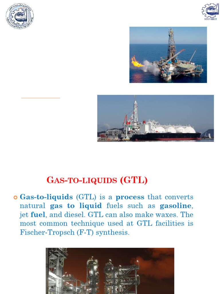 Lec8 Gas To Liquid Process | PDF | Gas To Liquids | Industrial Gases