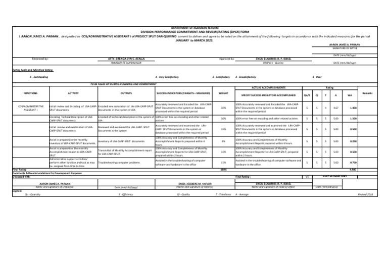 Sample Ipcr Aj | PDF