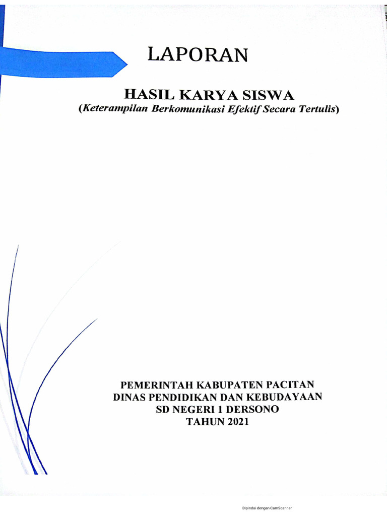 Laporan Karya Siswa Tertulis | PDF