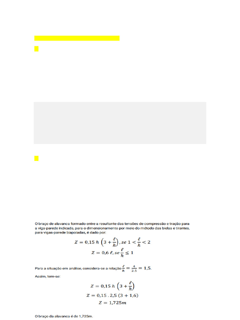 Respostas Concreto Armado 2 | PDF | Viga | Cálculo